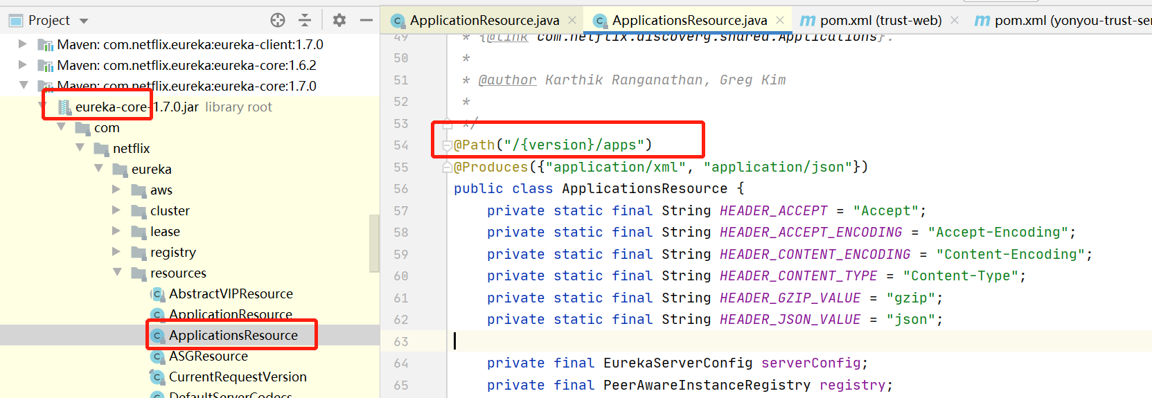 Eureka服务端Jersey接口-CSDN博客