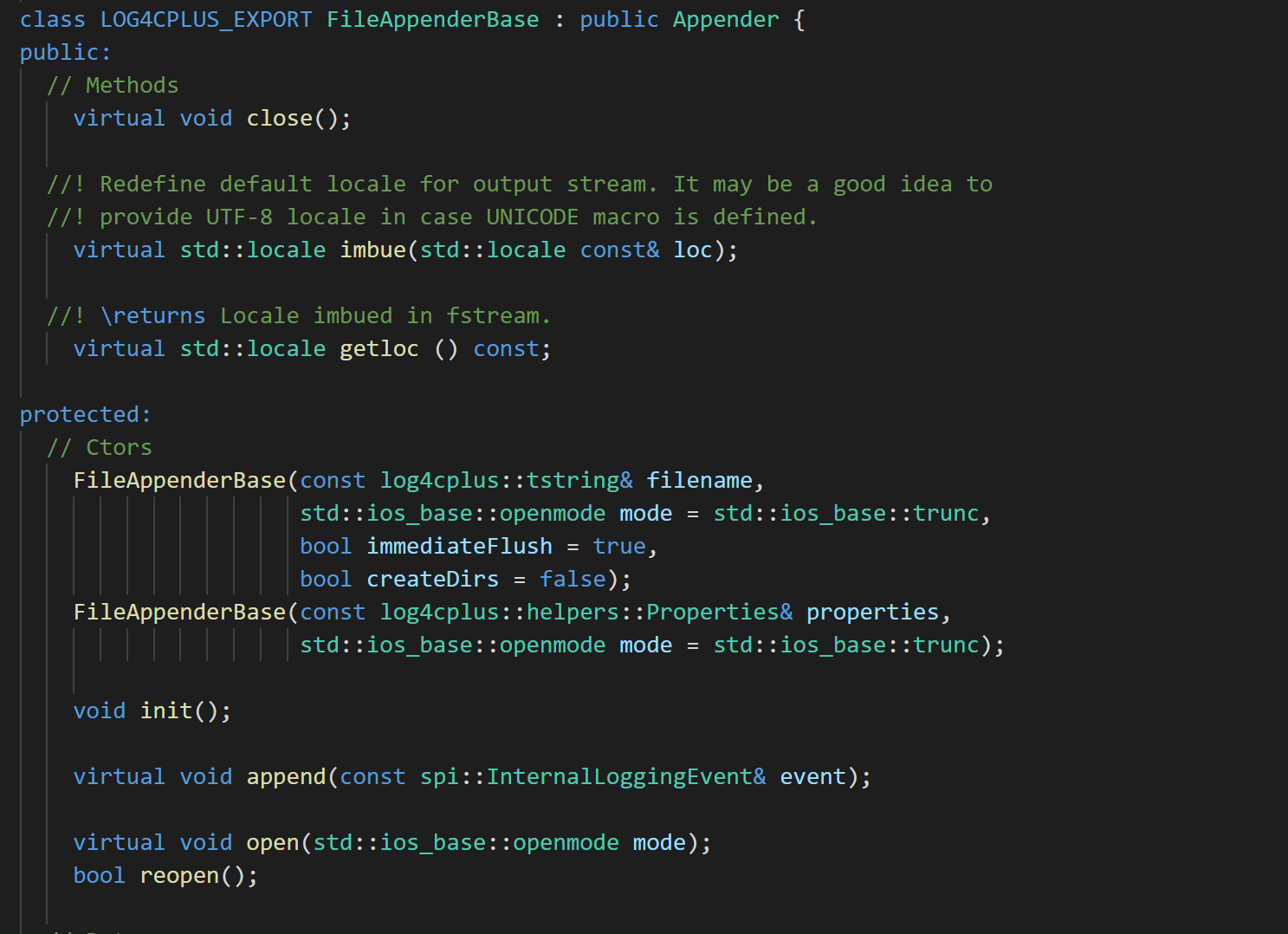 Log4cplus源码解析（1） appender类_log4cplus.appender-CSDN博客