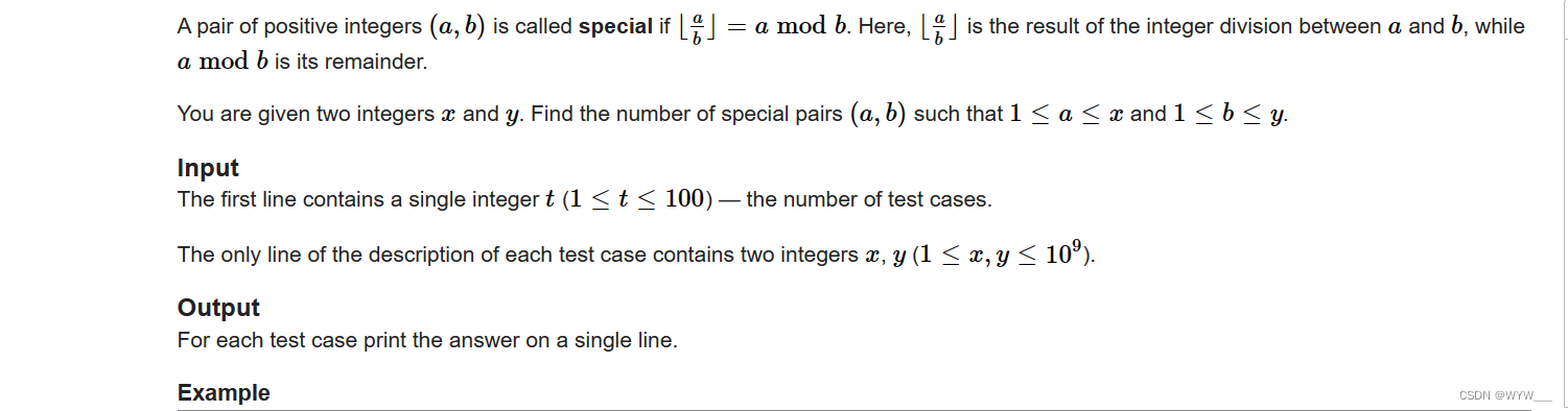C. Floor and Mod(整除分块)-CSDN博客