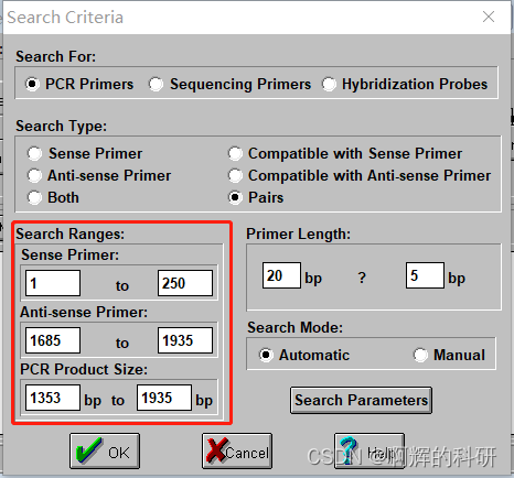 使用Primer Premier 5软件设计引物_primer5-CSDN博客