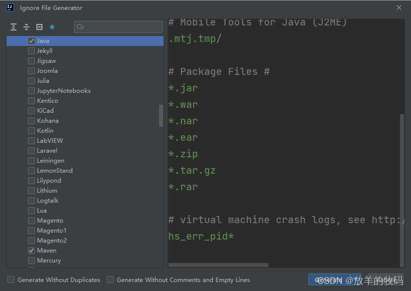 IntelliJ IDEA - 如何优雅地添加 .gitignore 到 Project？_idea 多项目 add to ...