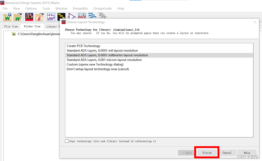 ADS2019学习笔记：一、原理图和版图创建_ads版图-CSDN博客