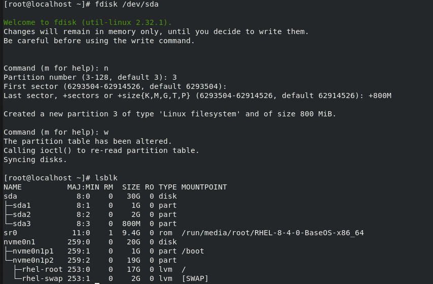 南林暑期实训 Linux day8 SSH配置、bash shell脚本文件的编写、磁盘管理_ssh登陆到路由器上,进行手动分区和格式化-CSDN博客