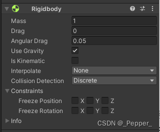 Unity组件学习笔记1_unity space.self-CSDN博客