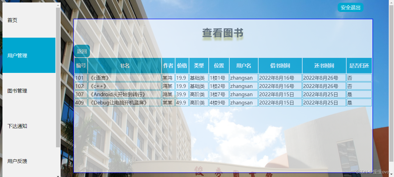 大学javaweb课程设计——图书管理系统（应付作业及毕设）图书管理系统web课程设计 Csdn博客
