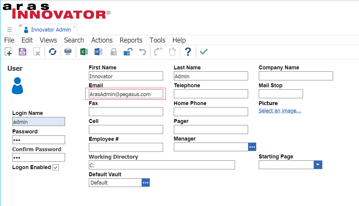 Aras Email system and notification settings - Programmer Sought