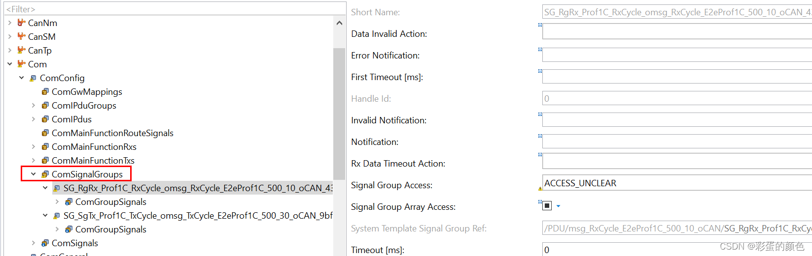 RH850从0搭建Autosar开发环境【14】- Davinci Configurator之COM模块配置详解(续)_davinci配置com层-CSDN博客
