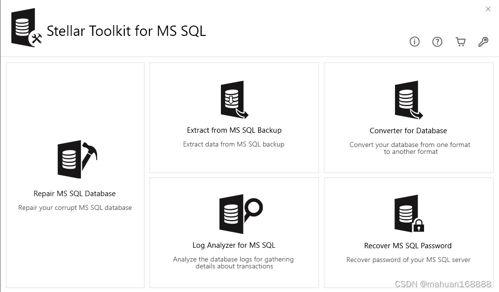 数据库恢复 Stellar Toolkit for MS SQL 10.5.0.2 - 5in1_数据库修复工具-CSDN博客