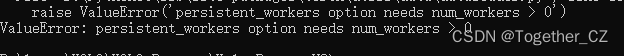 BrokenPipeError: [Errno 32] Broken pipe和ValueError: persistent_workers option needs num_workers ...