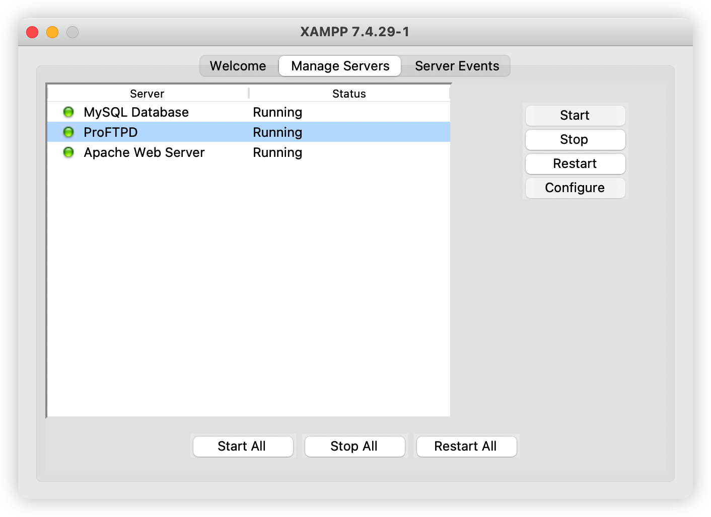 [解决办法] MAC下安装XAMPP后遇到Proftpd无法正常启动的问题_mac proftpd-CSDN博客