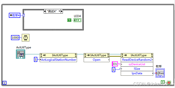 Labview上位机读取三菱PLC Fxln D1数值的方法_labview通过mxcomponet调用-CSDN博客