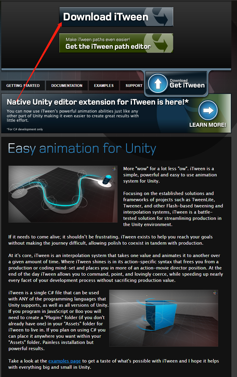 unity使用itween动画库详细教程_unity itween-CSDN博客