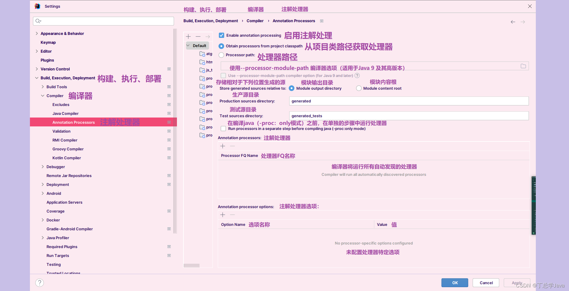 IDEA启用注解处理（Enable annotation processing）-CSDN博客