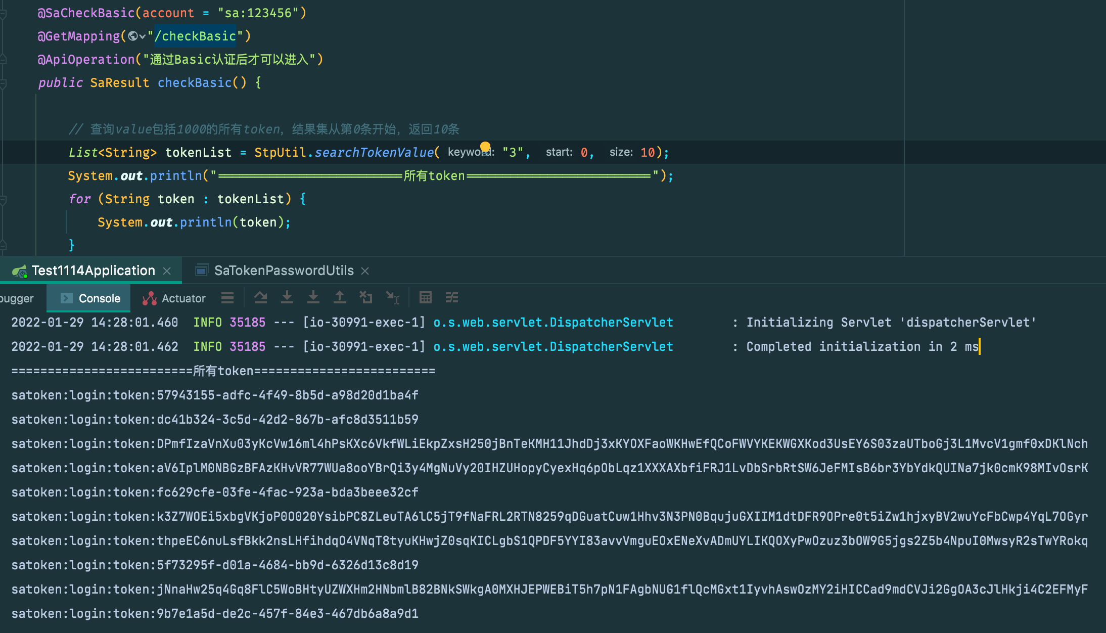sa-token——权限认证《二》_stputil.searchtokenvalue-CSDN博客