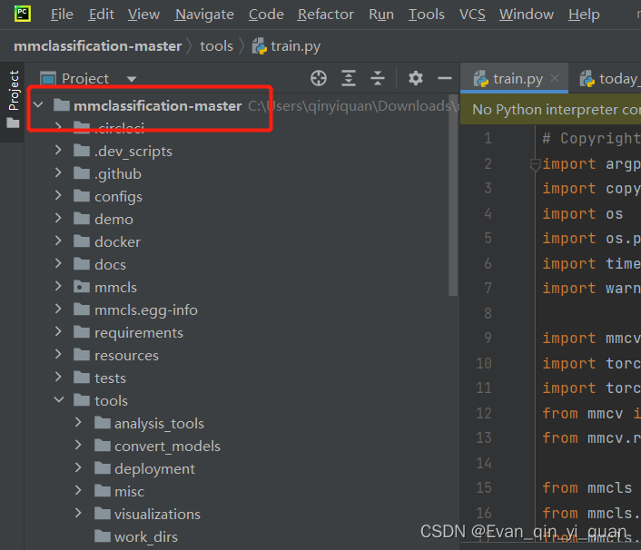 Pytorch实战6—win10使用CPU在mmclassification训练_训练cpu-CSDN博客
