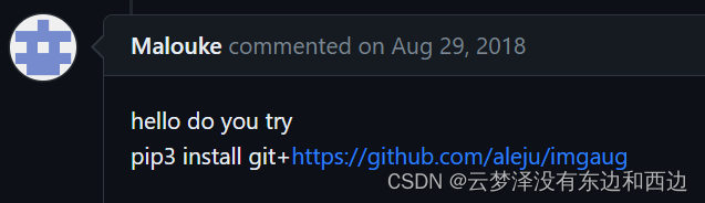 ModuleNotFoundError: No module named ‘imgaug‘_modulenotfounderror: no module named 'imgaug-CSDN博客
