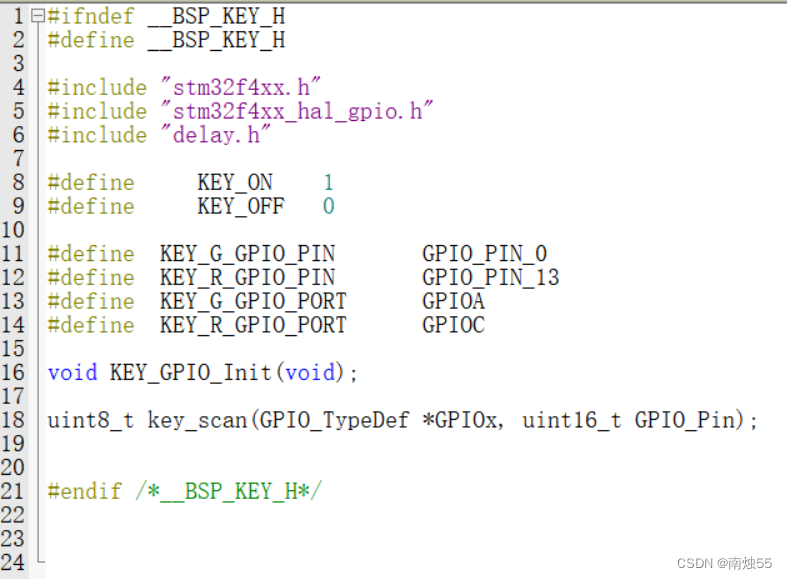 Stm32f429 Gpio——用按键控制灯的亮灭 Keyup控制绿灯，key2控制红灯stm32f429led灯颜色 Csdn博客