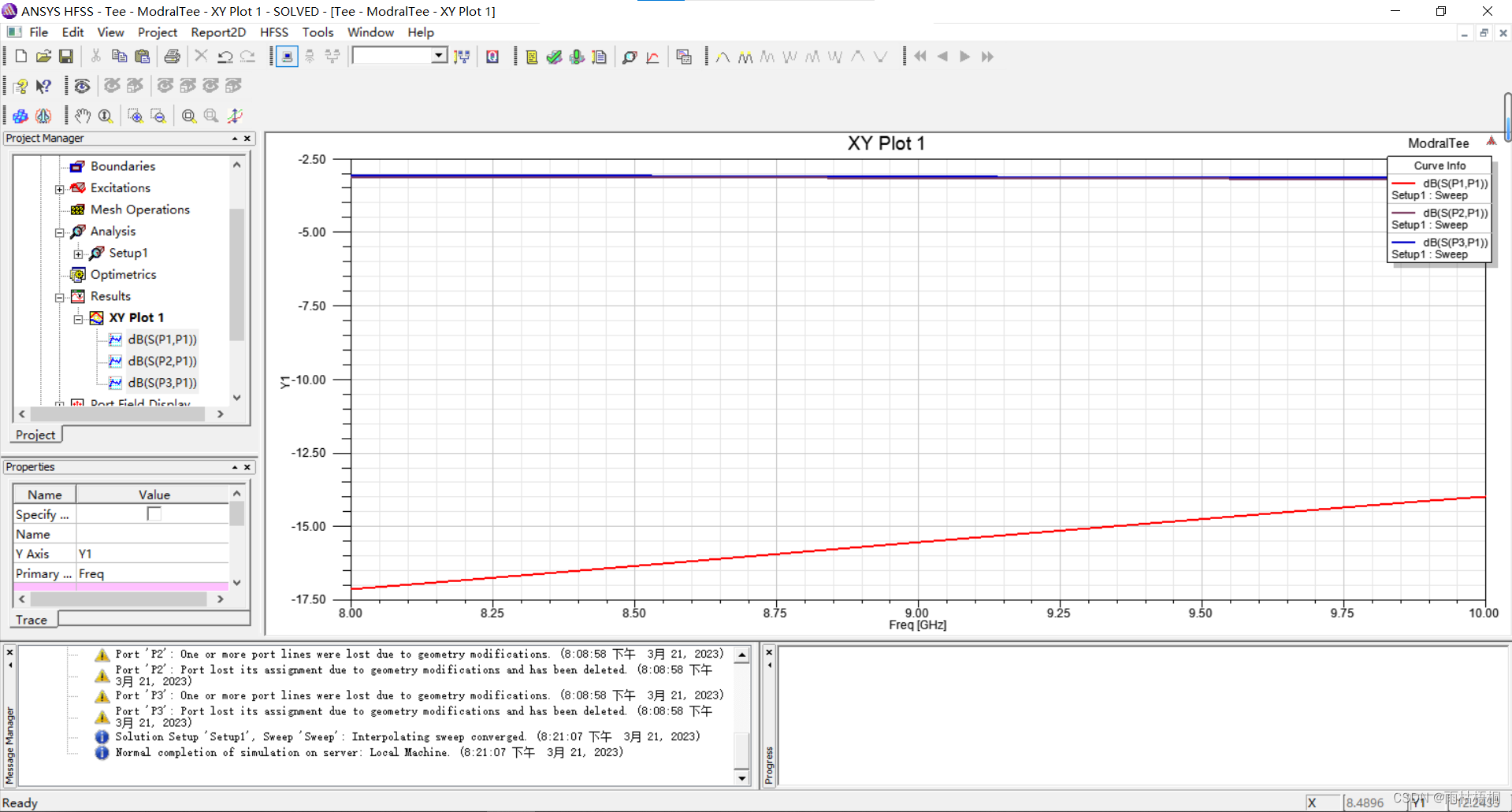 李明洋HFSS教程---T型波导内场分析和优化_hfss波导探针-CSDN博客
