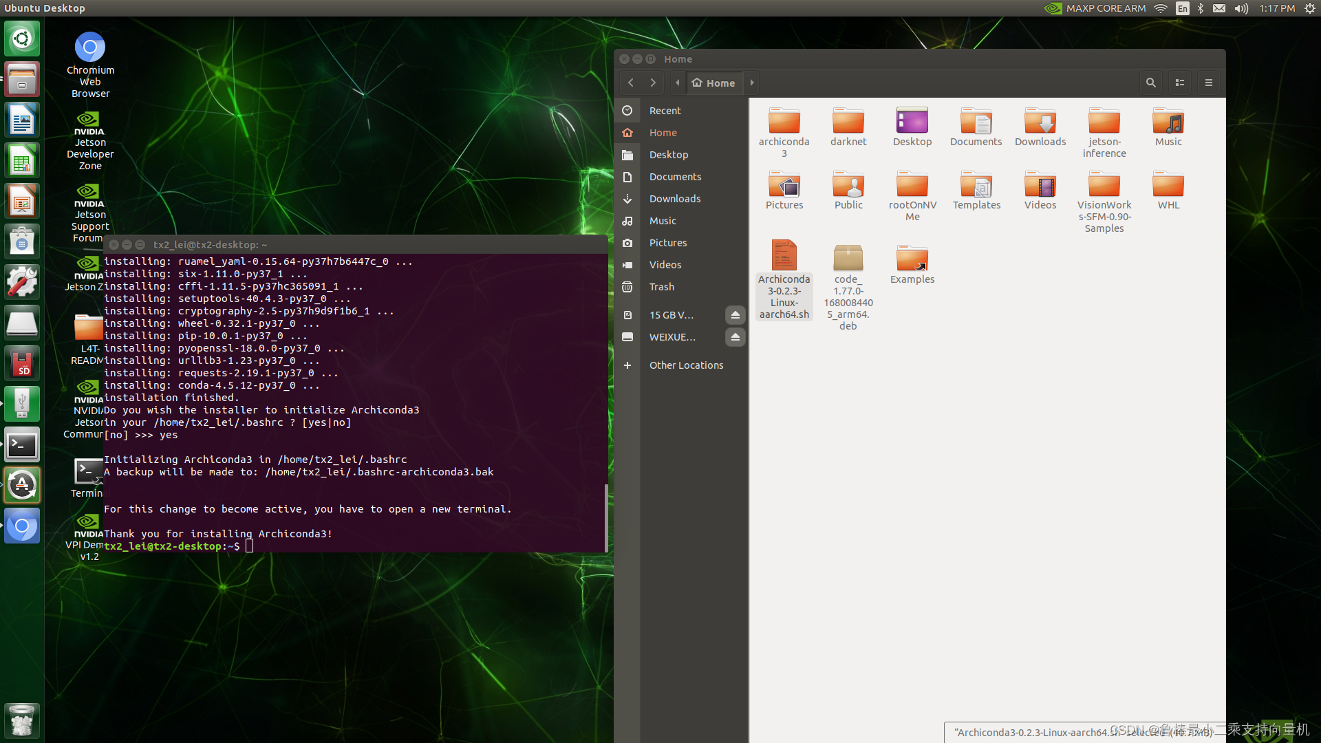 【玩转Jetson TX2 NX】（十）TX2 NX 安装Archiconda3+创建pytorch环境（详细教程+错误解决）-CSDN博客