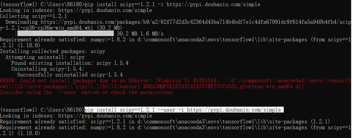 ImportError: cannot import name ‘imread‘ - Programmer Sought