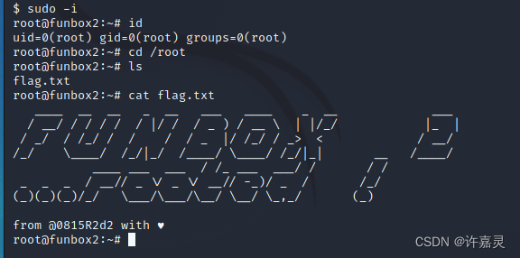 vulnhub靶机实战--FunBox2：ROOKIE_funbox: rookie ~ vulnhub_许嘉灵的博客-CSDN博客