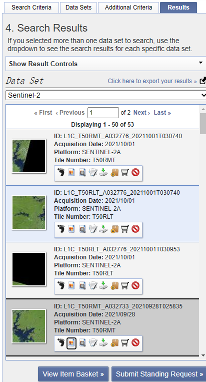 哨兵-2 Sentinel-2 数据下载（USGS）_近红波段频谱 下载-CSDN博客