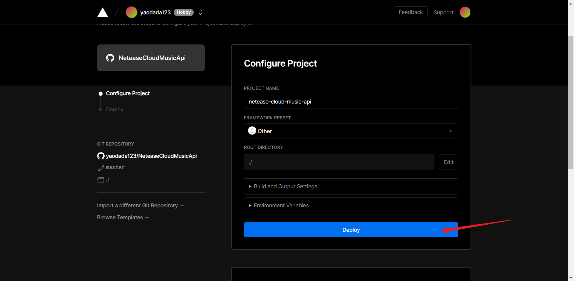 Vercel部署网易云音乐api_radishes-music.vercel.app-CSDN博客