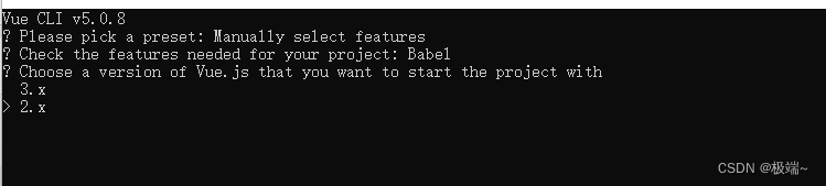 安装V-cli3继续使用vue2_极端~的博客-CSDN博客
