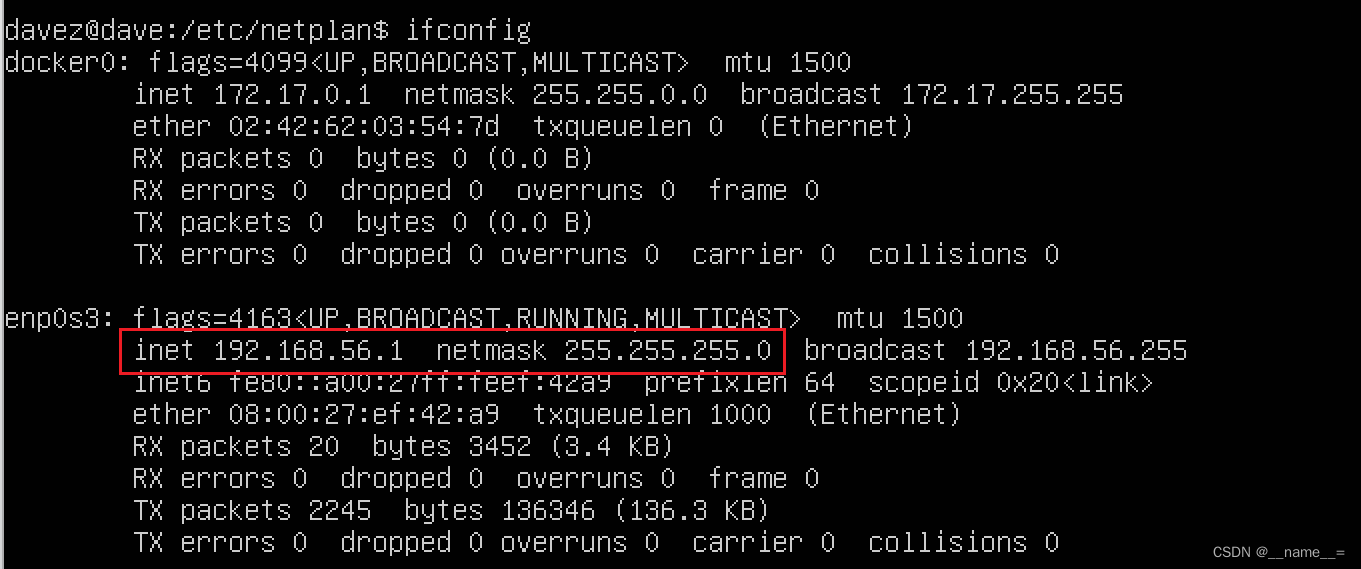 ubuntu20.04.3配置DHCP服务器_ubuntu配置dhcp上网___name__=的博客-CSDN博客