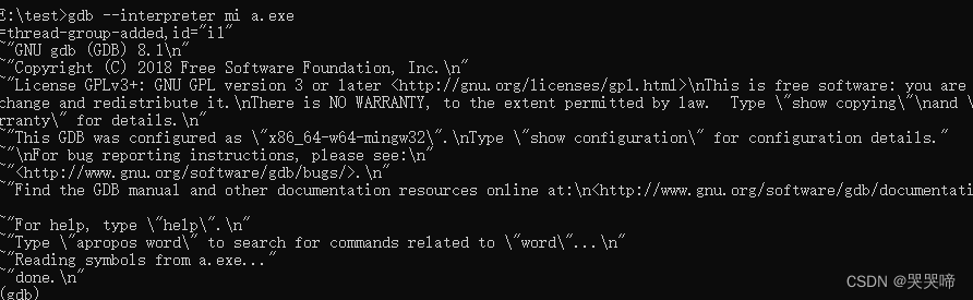 GDB/MI 命令总结_gdb break-insert-CSDN博客