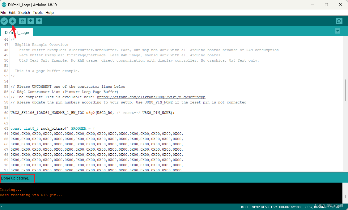 【1.3INCH_OLED_IIC_SH1106】在ESP-WROOM-32开发板上的运用_esp32 1106-CSDN博客