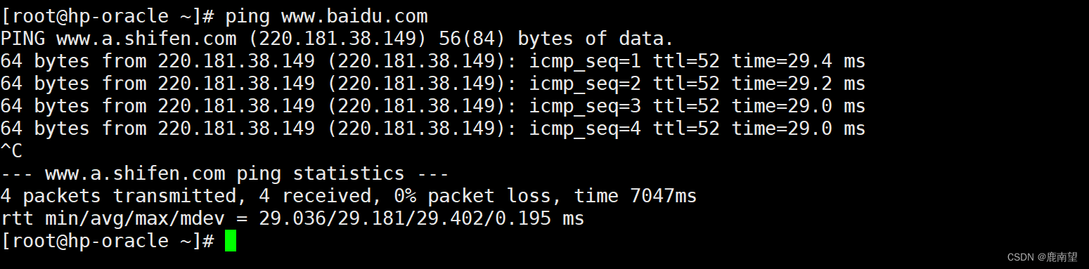 linux服务器无法ping通百度/无法上网_linux ping百度-CSDN博客