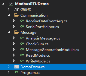C#实现ModbusRTU详解【四】—— 通讯Demo_c# modbus rtu-CSDN博客