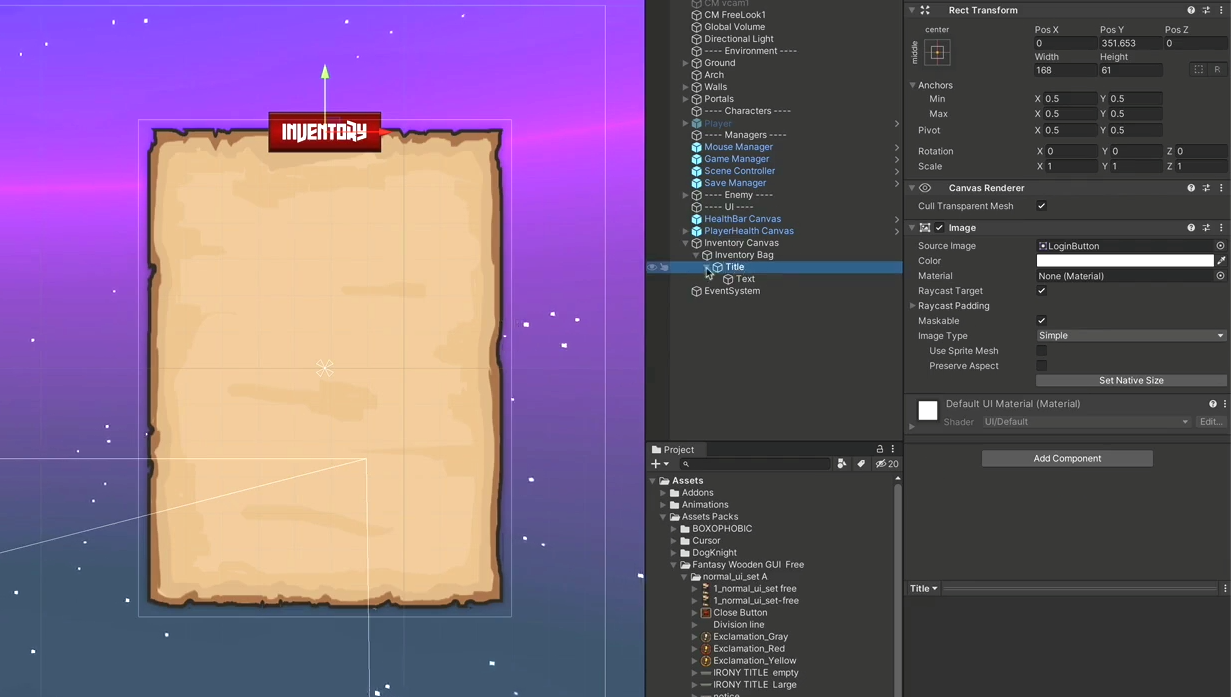 unity 3D RPG高级教程（八）_unity怎么做界面-CSDN博客