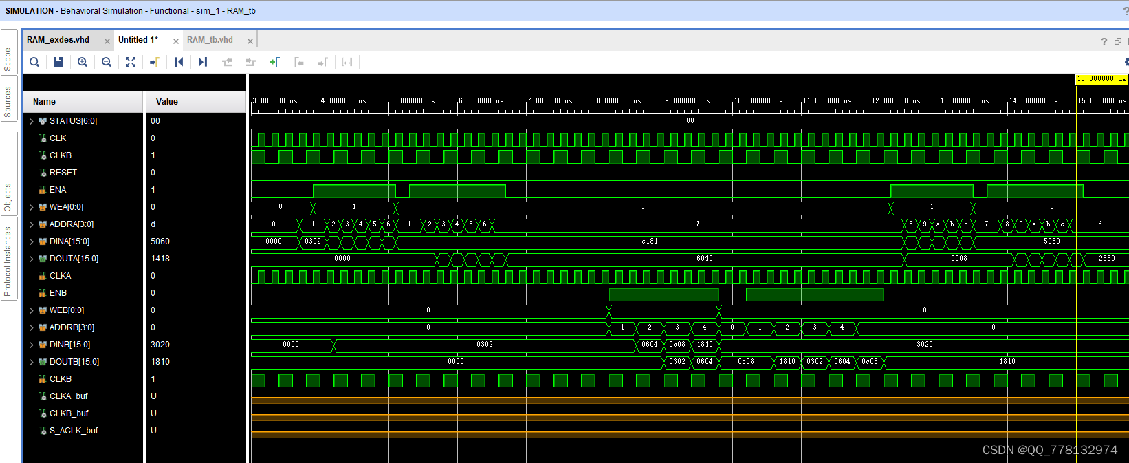 vivado IP核RAM ROM使用及测试仿真_vivado ram仿真-CSDN博客