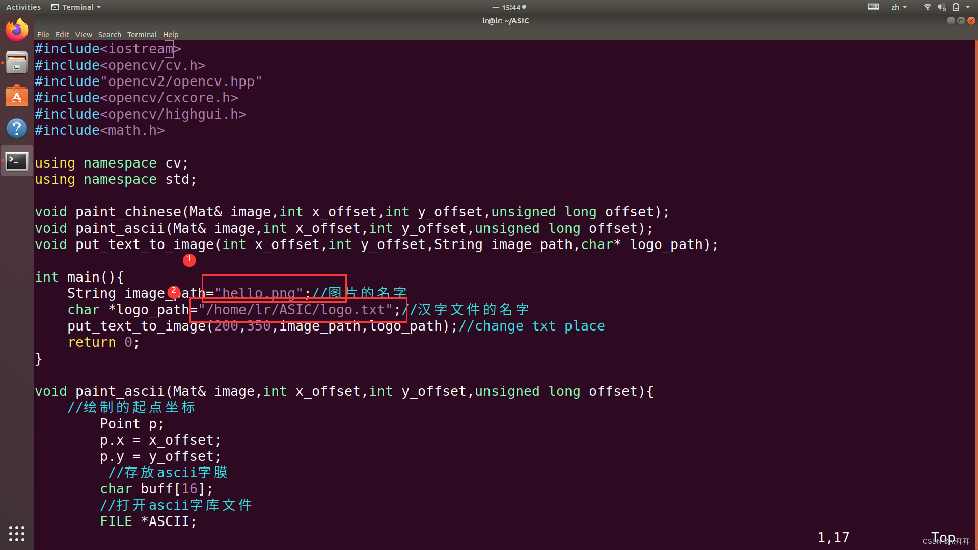 OpenCV显示图片及汉字_opencv显示汉字-CSDN博客