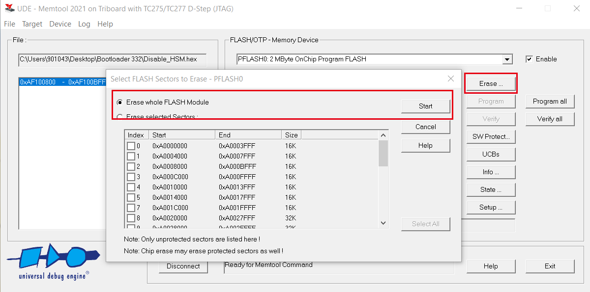 UDE（Universal Debug Engine） - 程序烧录-CSDN博客