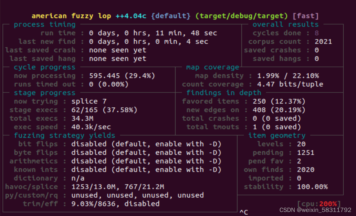 对Rust程序使用AFL工具进行模糊测试_rust与模糊测试-CSDN博客