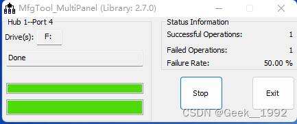 [i.MX] imx6q利用Mfgtools工具烧录失败，显示No Device Connected！烧录到一半显示“Push“ error, file=“***““_mfgtool no ...