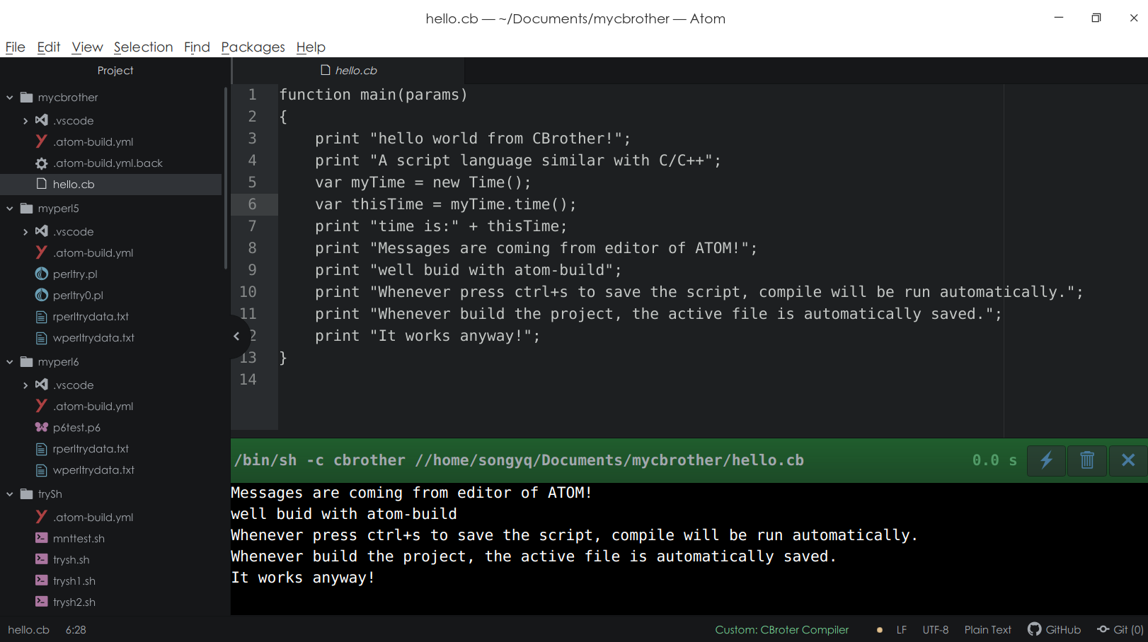 将ATOM配置成通用代码编辑、编译及运行工具_atom在哪里编程并运行-CSDN博客
