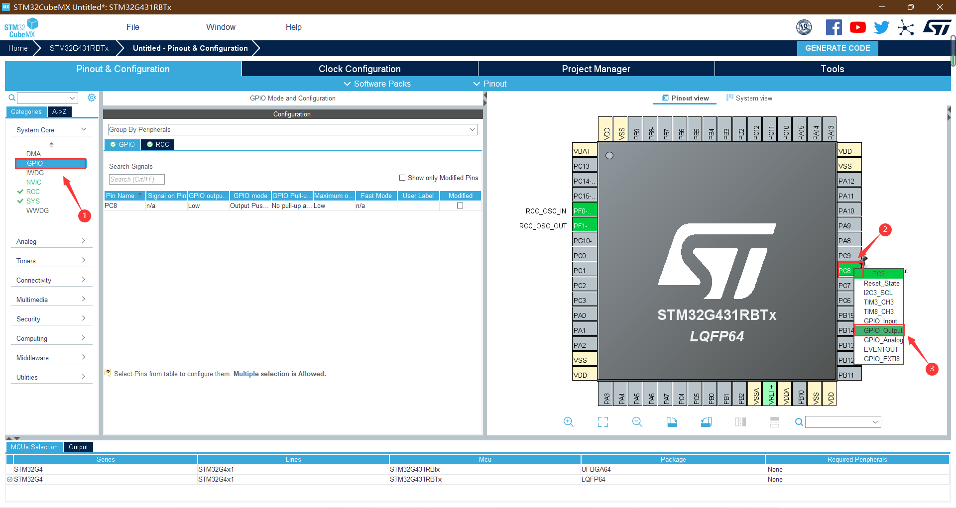 蓝桥杯嵌入式（STM32G431RBT6）入门第一天——点亮LED｜CSDN创作打卡_stm32g431rbt6启动设置-CSDN博客