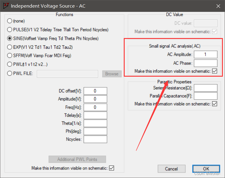 LTspice进行频域分析_ltspice频域分析-CSDN博客