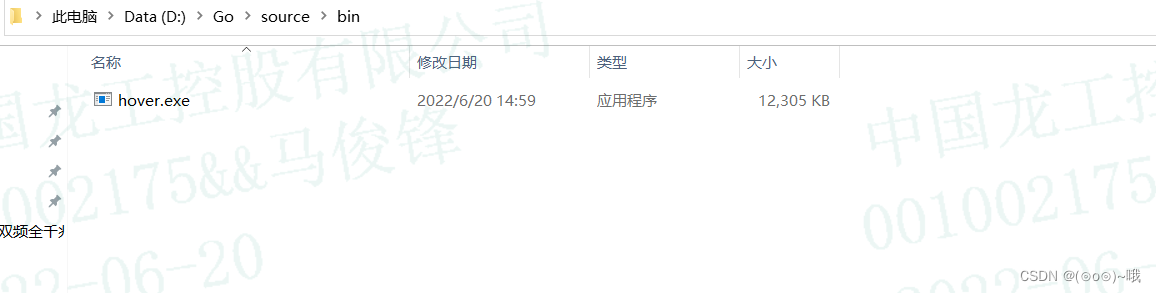 flutter使用go打包生成exe文件时，执行hover init ‘hover‘时报错： 不是内部或外部命令,也不是可运行的程序 或批处理文件。安装go，安装 hover 。2022 ...