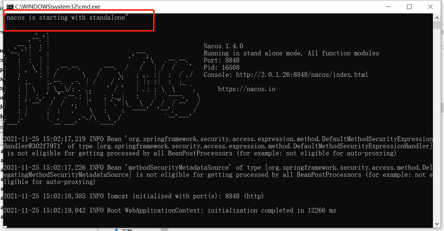 Nacos启动caused By Java Lang Runtimeexception [db Load Error]load Jdbc