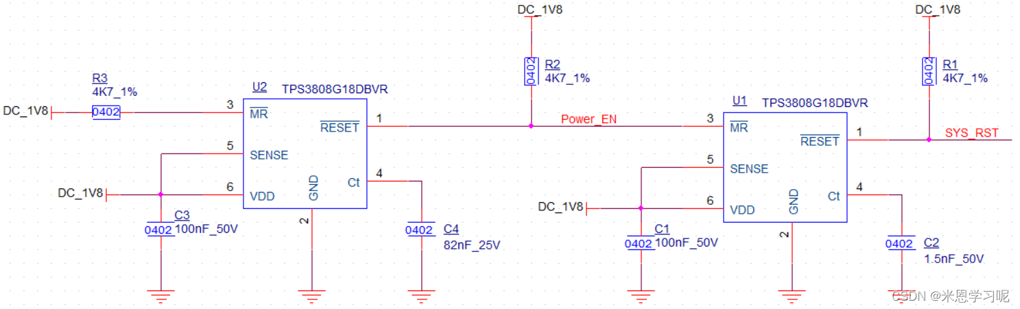 TPS3808G18DBVR的原理图设计案例-CSDN博客