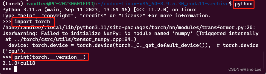 win11 WSL安装Ubuntu22.04配置Pytorch环境_wsl子系统安装pytorch-CSDN博客