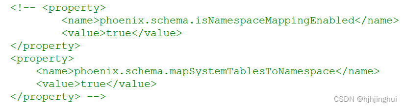 Phoenix 启动报错：ERROR 726 (43M10): Inconsistent namespace mapping properties_error: error 726 ...