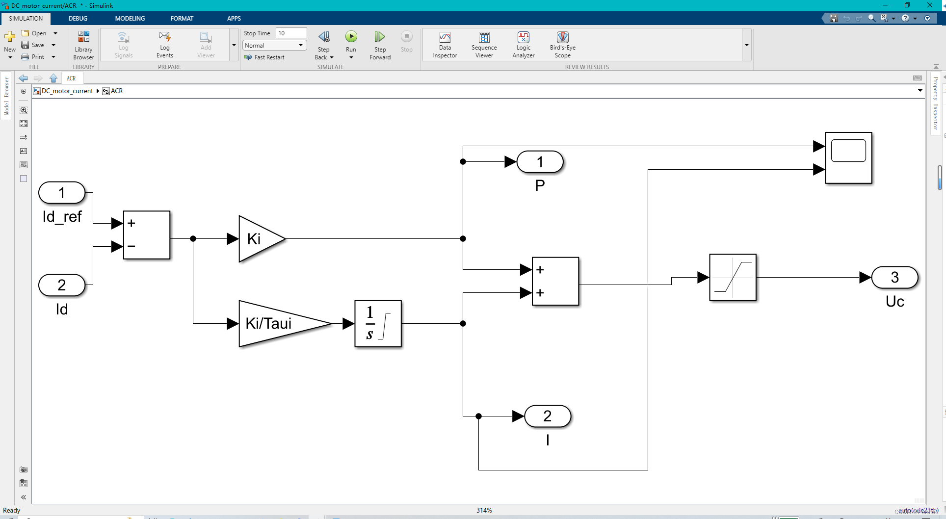 【simulink 直流电机转速电流双闭环系统设计】_simulink转速双闭环直流调速系统-CSDN博客