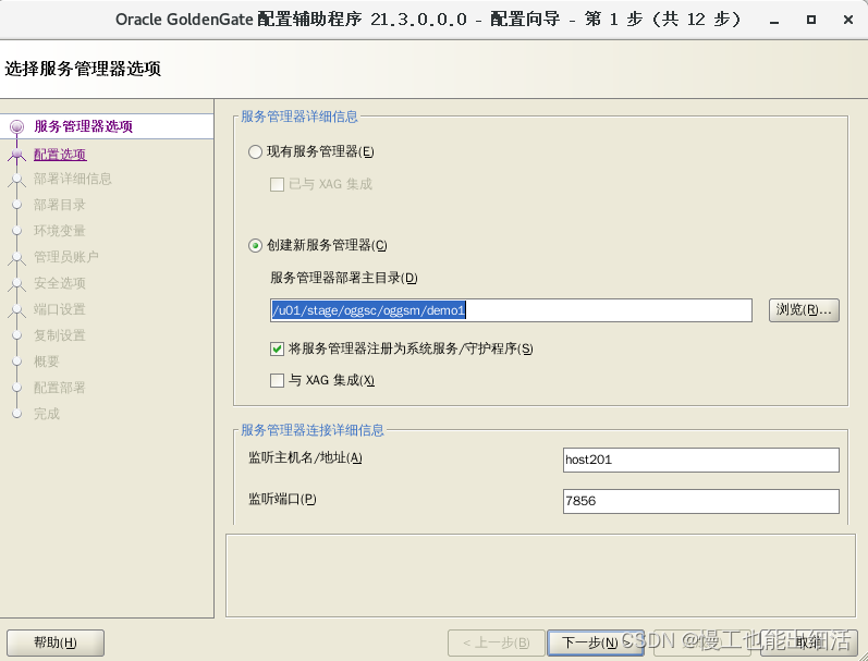 【ORACLE】OGG-微服务架构初探1（环境安装）_ogg21c 微服务-CSDN博客